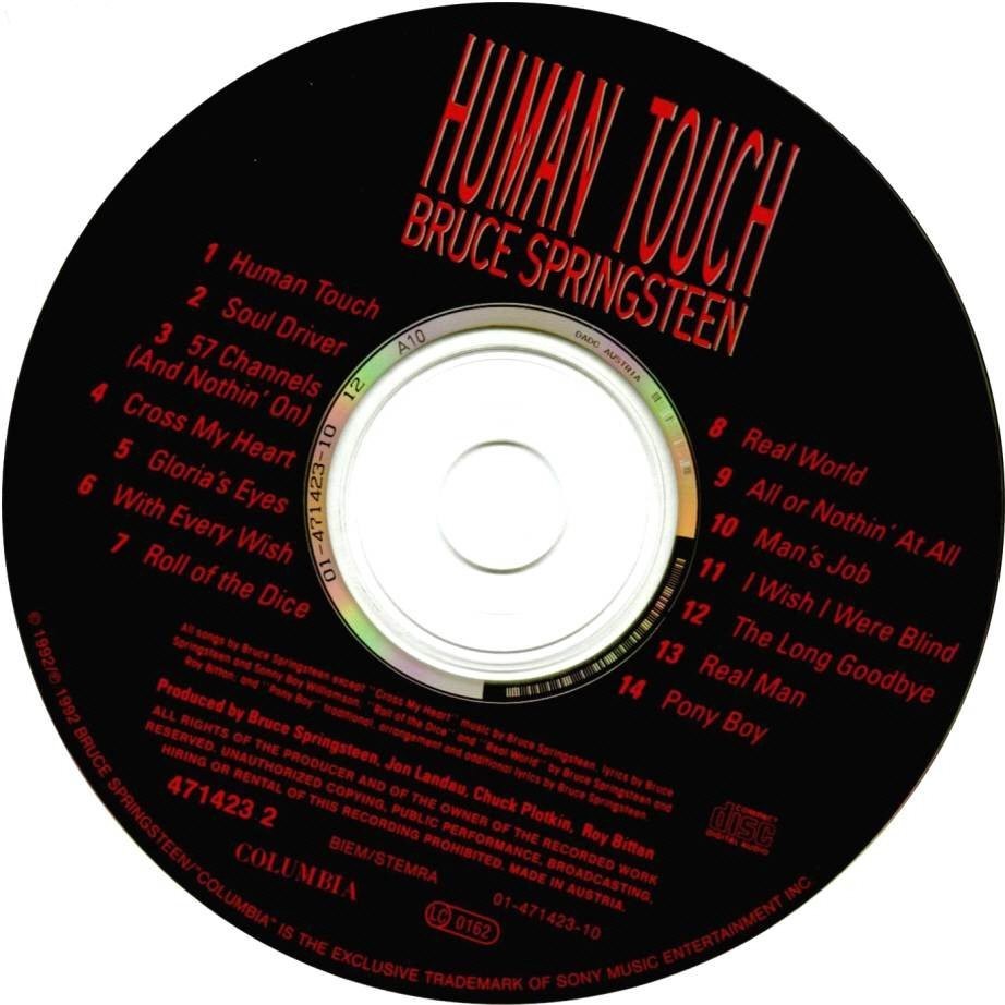 Bruce Springsteen Human Touch 2000 : CD | CD Covers | Cover Century ...